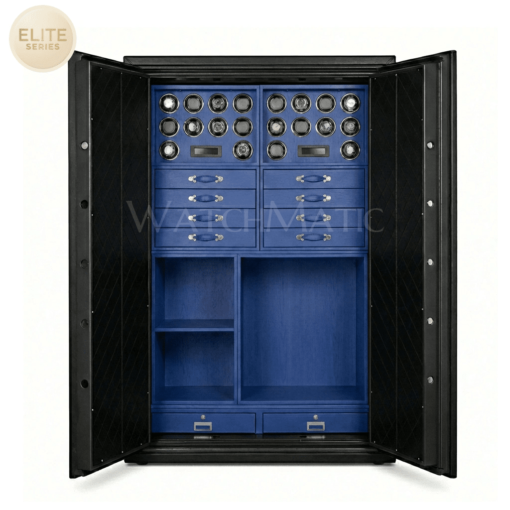 Buy Sovereign™ Leather Vault Dual Door Watch Safe Cabinet
