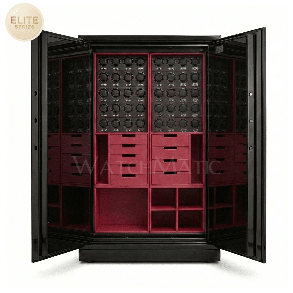 Sovereign™ Pure Cabinet Dual Door Watch Safe | WatchMatic